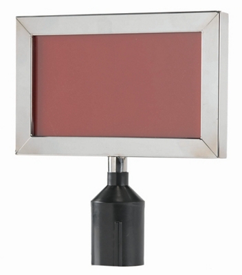 Form-A-Line Sign Frame, Chrome - Horizontal — Planner 5D