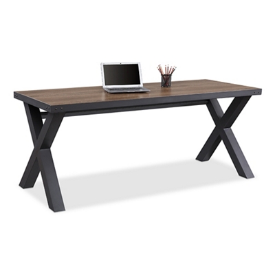 Rivet Writing Desk - 72"W x 30"D — Planner 5D