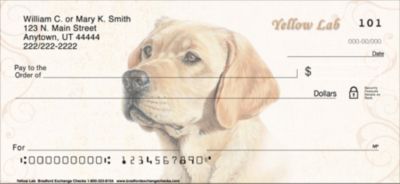 Yellow Lab Personal Checks