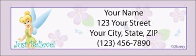 Tinker Bell Magic! Return Address Label