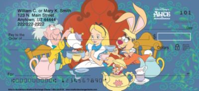 Alice In Wonderland Personal Checks