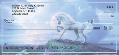 Unicorns Personal Checks