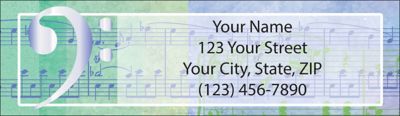 Music Speaks Return Address Label