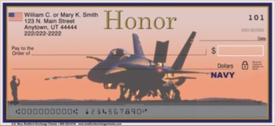 Navy Personal Checks
