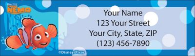 Finding Nemo Return Address Label