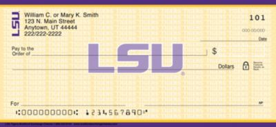 Louisiana State University Personal Checks