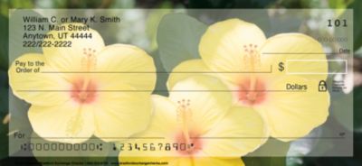 Exotic Flowers Personal Checks