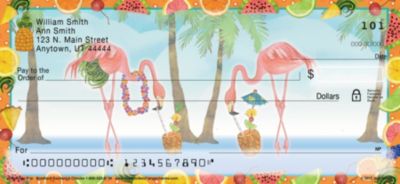 Flamingo Fun Personal Checks