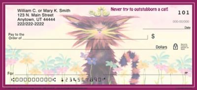 Comical Cats Personal Checks