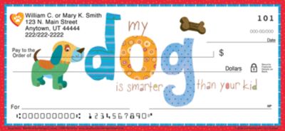 Dogs Rule Personal Checks