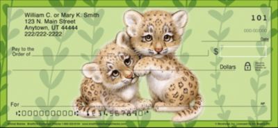 Animal Babies Personal Checks