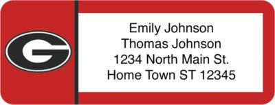 University of Georgia Return Address Label
