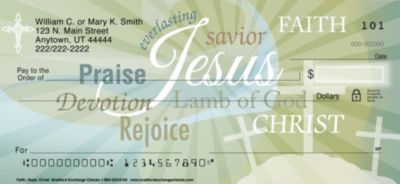 Faith Hope Christ Personal Checks
