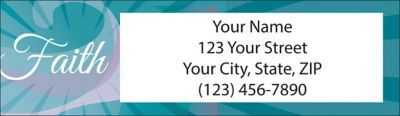Faith Hope Christ Return Address Label