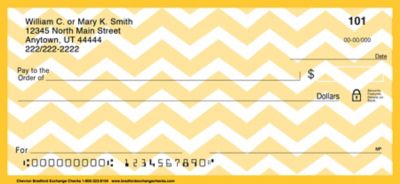 Chevron Chic Personal Checks