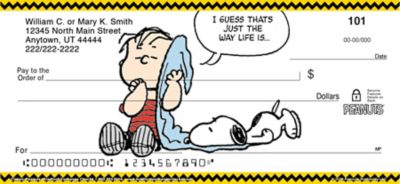 Classic Peanuts Personal Checks