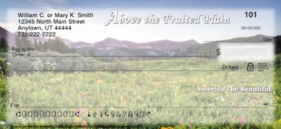 America the Beautiful Personal Checks