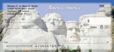 America the Beautiful Personal Checks