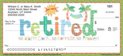 Life Begins at Retirement Personal Checks