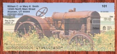 Vintage Tractors Personal Checks