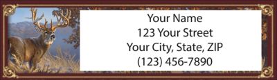 North American Wildlife Return Address Label