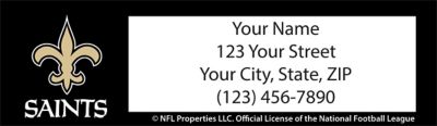New Orleans Saints NFL Return Address Label