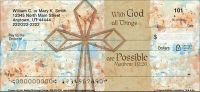 Crosses of Faith Personal Checks