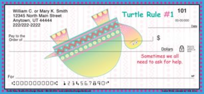 Turtle Rules Personal Checks