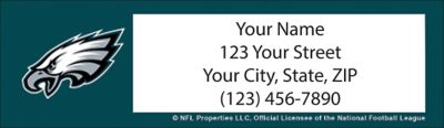 Philadelphia Eagles NFL Return Address Label
