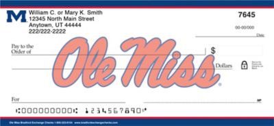 Ole Miss Personal Checks