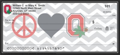 I Love Ohio State Chevron Personal Checks