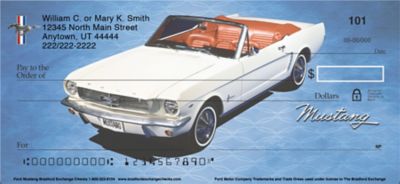 Ford Mustang Personal Checks