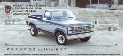 Vintage Ford Trucks Personal Checks
