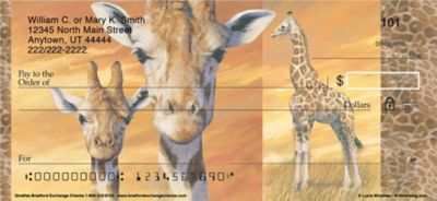 Giraffes Personal Checks