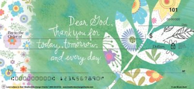 Love Letters To God Personal Checks