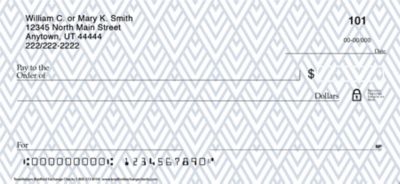 Tessellations Personal Checks