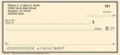 Basic Colors Personal Checks