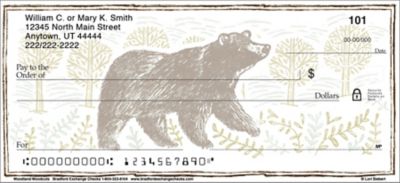 Woodland Woodcuts Personal Checks