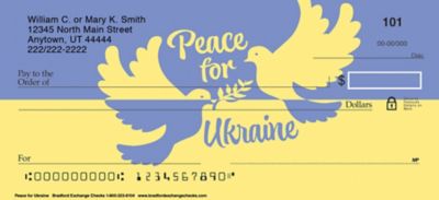Peace for Ukraine Personal Checks