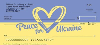 Peace for Ukraine Personal Checks