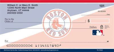 MLB Boston Red Sox Blast Personal Checks