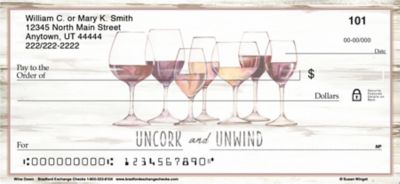 Wine Down Personal Checks