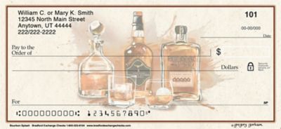 Bourbon Splash Personal Checks