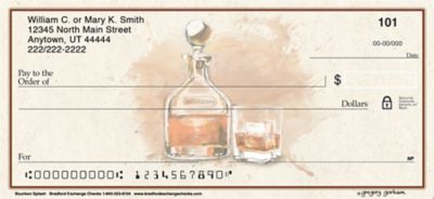Bourbon Splash Personal Checks