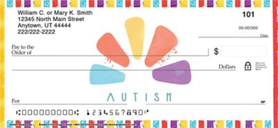 Autism Awareness Personal Checks