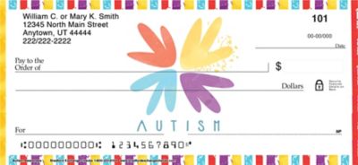 Autism Awareness Personal Checks